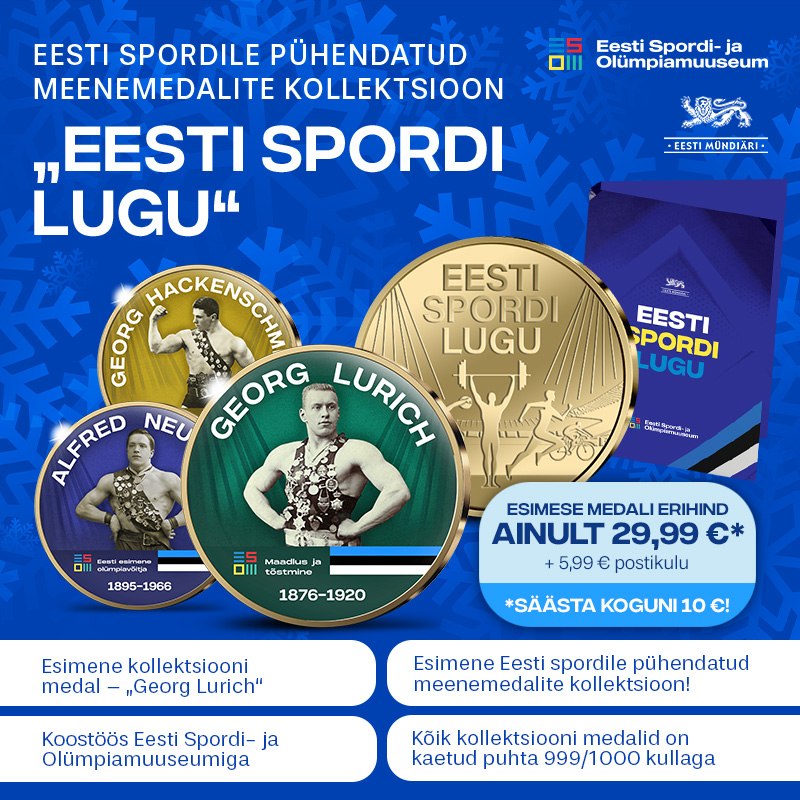 Kollektsioon „Eesti Spordi Lugu”, esimene medal „Georg Lurich”